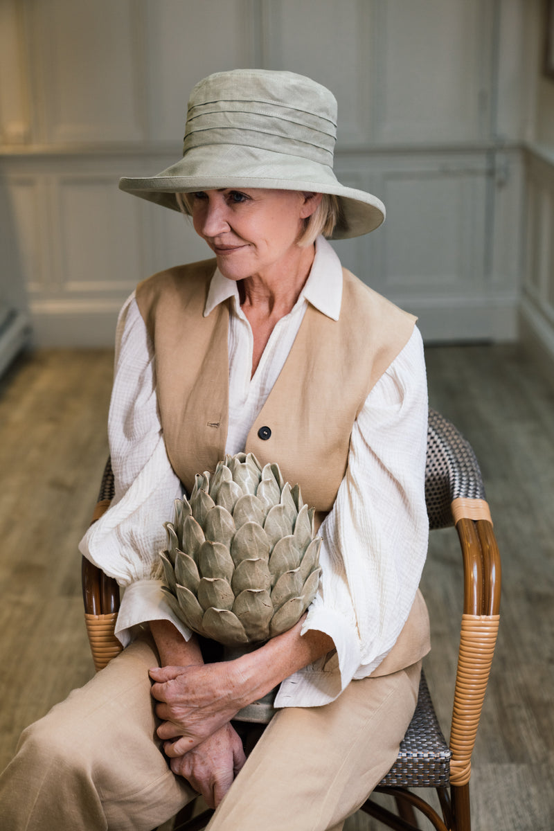 Wide Brim Linen, Lightweight Packable Sun Hat – Proppa Toppa Hats
