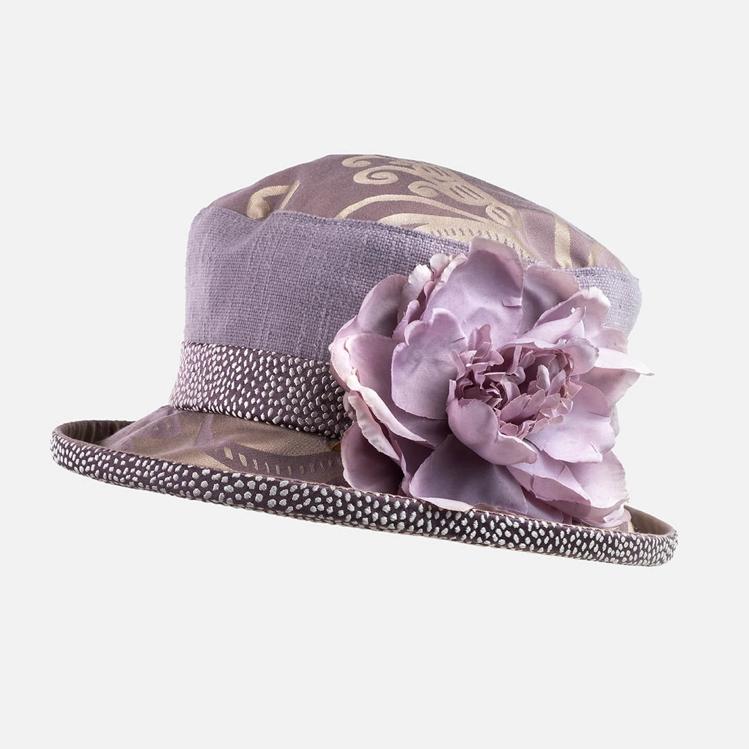 Muted Lilac Small Brim Limited Edition with Lilac Flower – Proppa Toppa ...