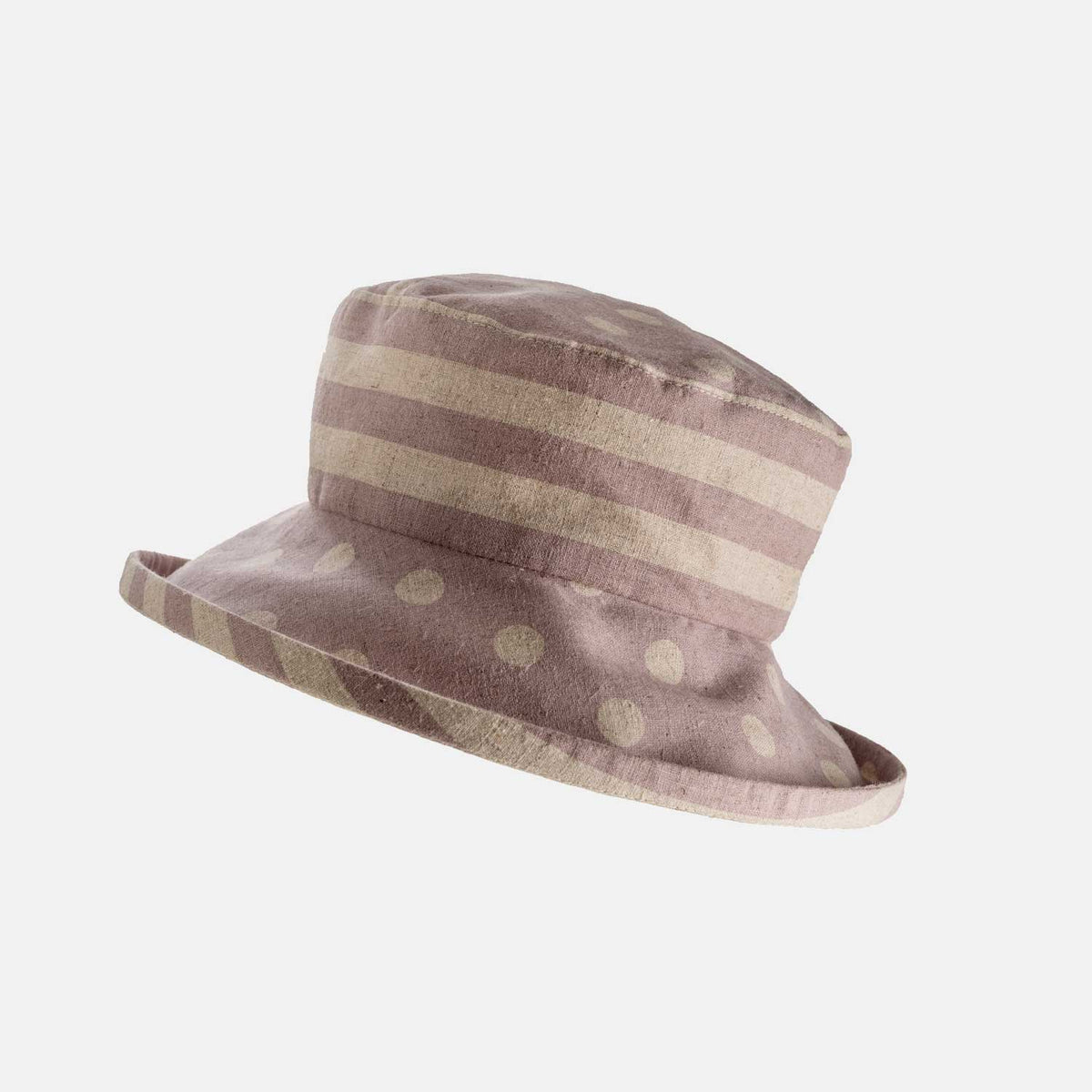 Japanese Linen Spotty Stripey Sun Hat – Proppa Toppa Hats