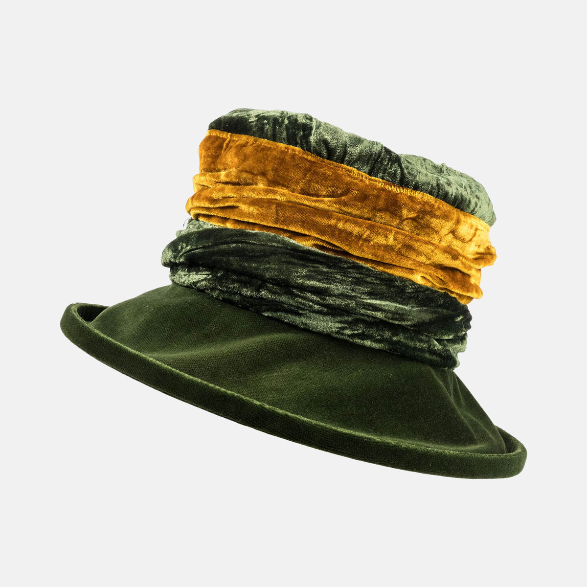 Vintage Velvet Fabric Winter Hat – Proppa Toppa Hats